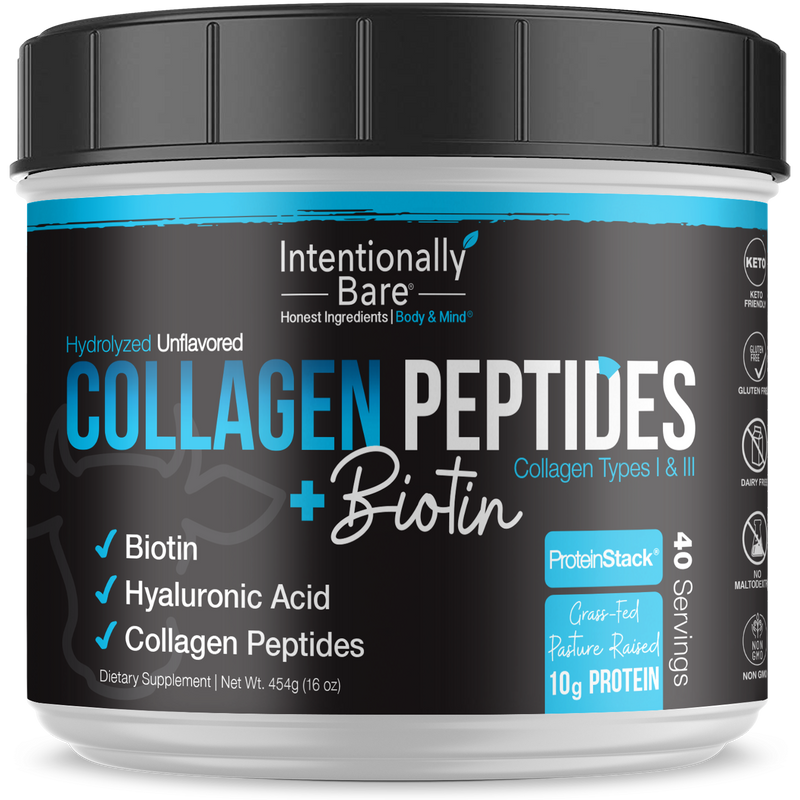 Collagen Peptides Powder Intentionally Bare